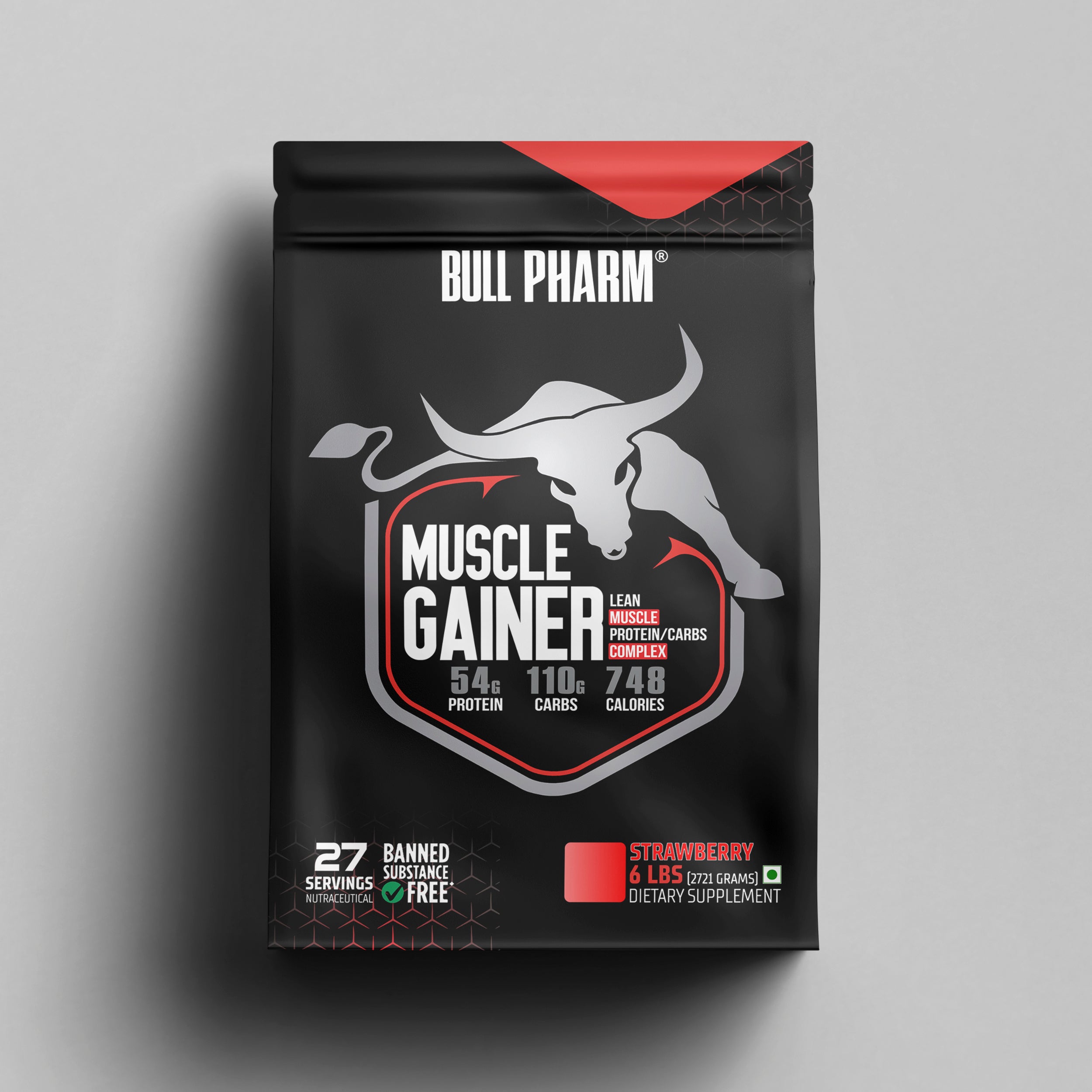 Bull Pharm Muscle Gainer | High-Calorie Mass Gainer
