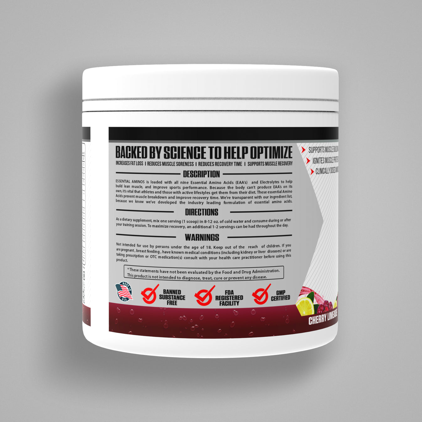 Essential Aminos | EAA + BCAA Hydration & Muscle Supplement – Bull Pharm