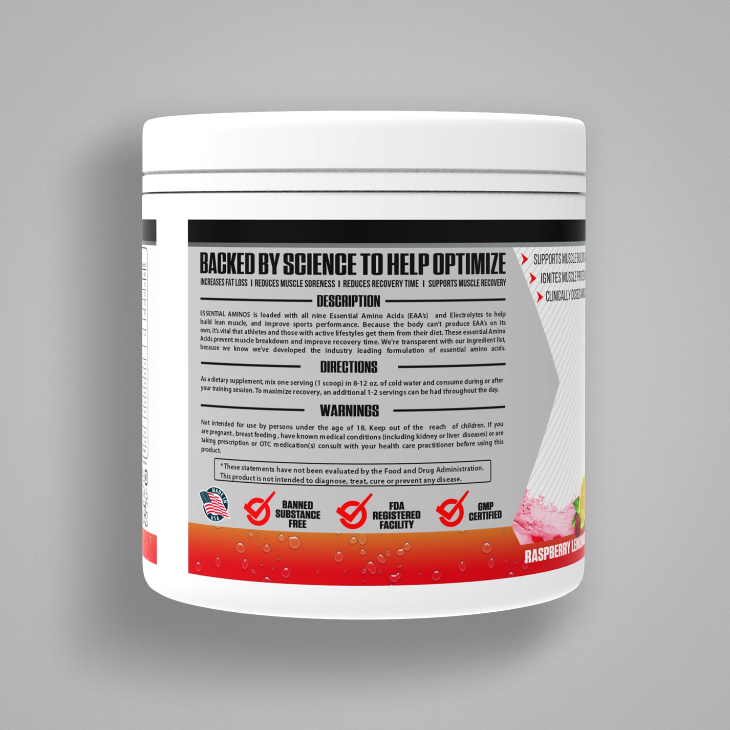 Essential Aminos | EAA + BCAA Hydration & Muscle Supplement – Bull Pharm